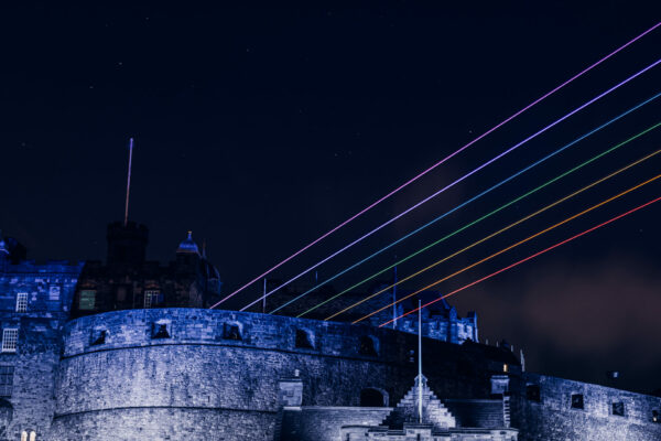 Global Rainbow from Edinburgh Castle - Burns & Beyond :Burns & Beyond