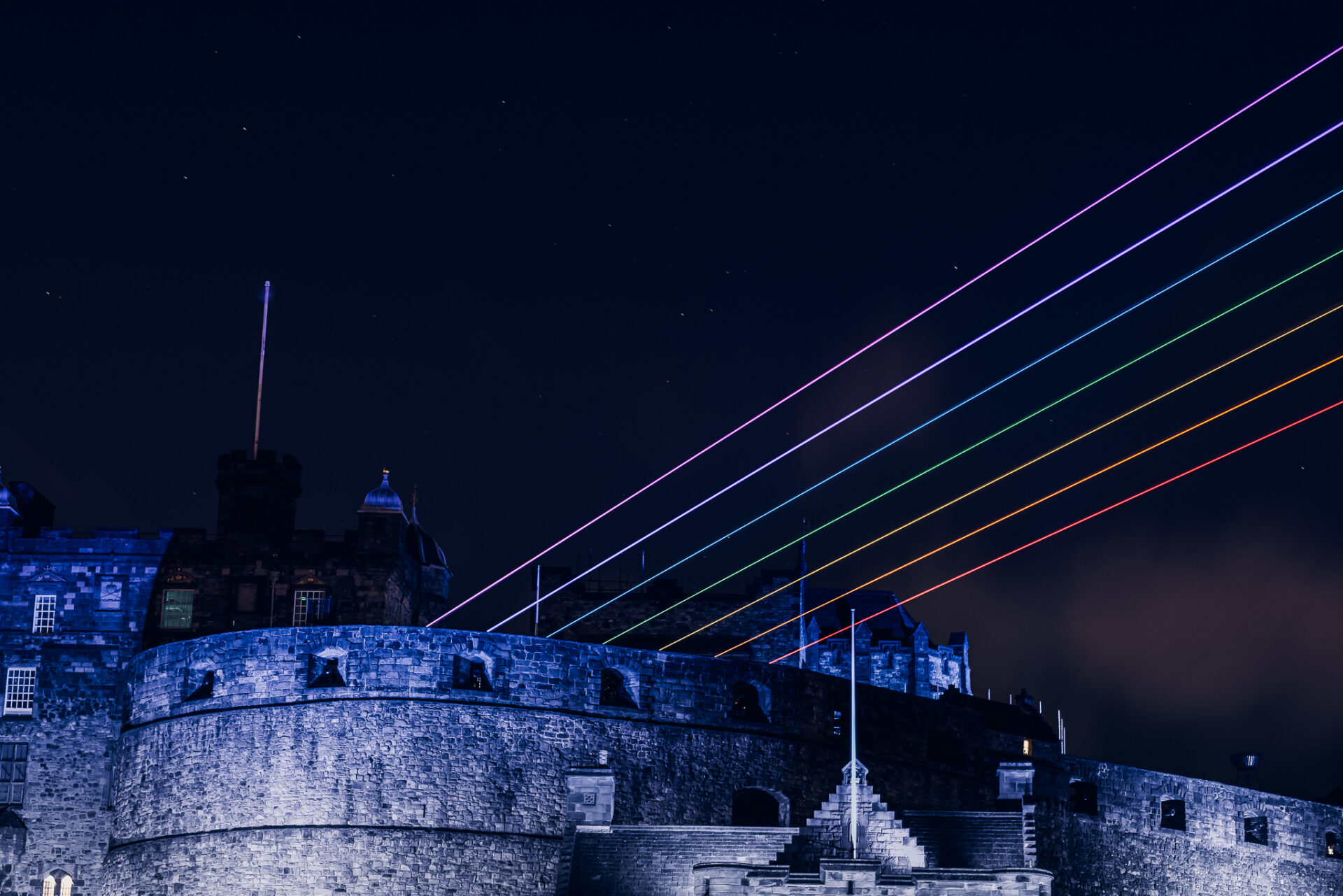 Global Rainbow from Edinburgh Castle - Burns & Beyond :Burns & Beyond